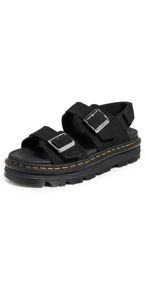 Dr. Martens Zebzag Sandals - Black