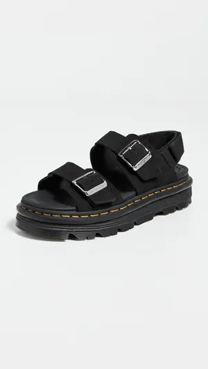 Dr. Martens Zebzag Sandals - Black
