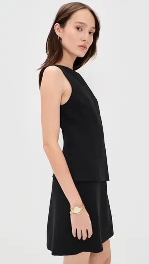 Theory Sleeveless Mini Dress - Black