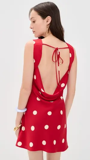 BAILEY ROSE Polka Dot Mini Dress