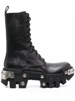 Balenciaga Bulldozer" Lace-up Platform Boots