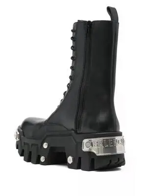 Balenciaga Bulldozer" Lace-up Platform Boots
