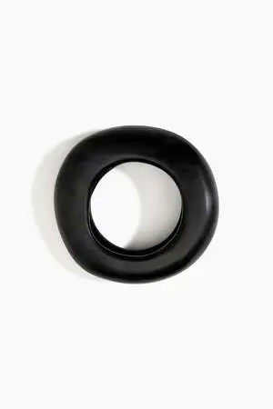 Dinosaur Designs Large Drift Bangle - Black