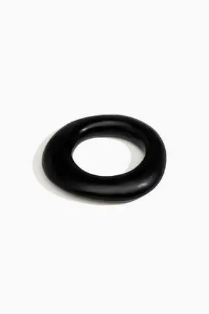 Dinosaur Designs Medium Drift Bangle - Black
