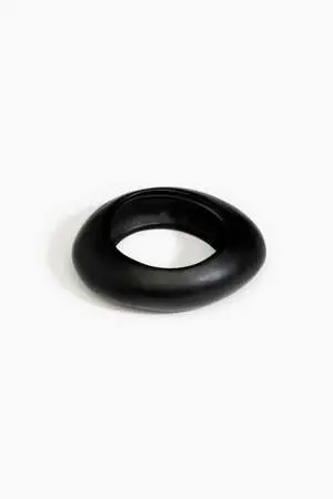 Dinosaur Designs Resin Rock Bangle - Black