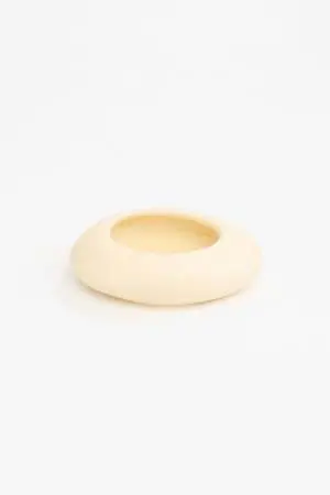 Dinosaur Designs Resin Rock Bangle - Cream
