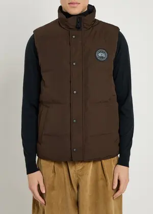 Canada Goose Garson Padded Arctic-tech Gilet - Brown