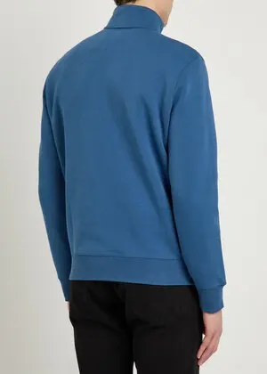 Polo Ralph Lauren Cotton-blend Half-zip Sweatshirt - Blue