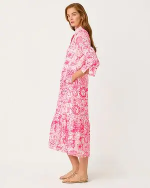 LILLY PULITZER Alora Maxi Dress - Cherry Blossom Pink Fleur De Lilly