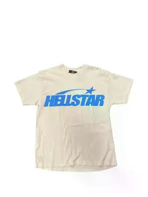 HELLSTAR Logo-print T-shirt - Neutrals