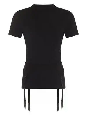 Balenciaga Lace-trimmed T-shirt