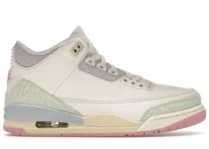 JORDAN 3 Retro Sneakers - Sail/jade Aura