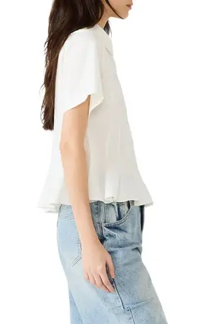 Steve Madden Porter Pleat Button-up Shirt