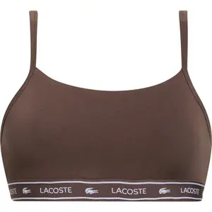 Lacoste Stretch Cotton Bralette - Grume