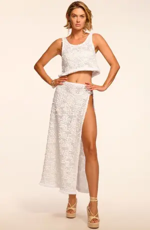 Ramy Brook Kyra Sequin Cover-up Top