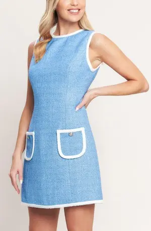 FLYING TOMATO Tweed Mini Dress