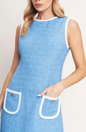 FLYING TOMATO Tweed Mini Dress