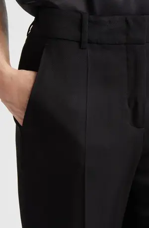 Eleventy Straight-leg Tuxedo Trousers