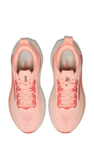 Brooks Glycerin Gts 23 Running Shoe - Coral/peach/spellbound