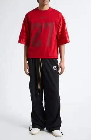 Rhude Lightning Football Jersey - Red/red