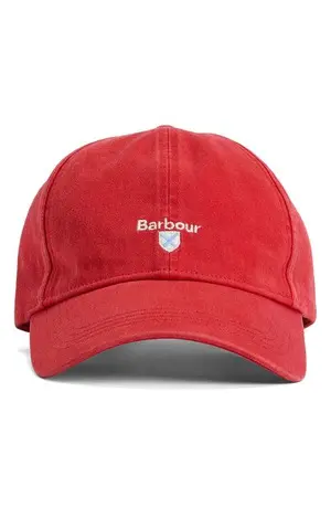 Barbour Cascade Baseball Cap - Lava