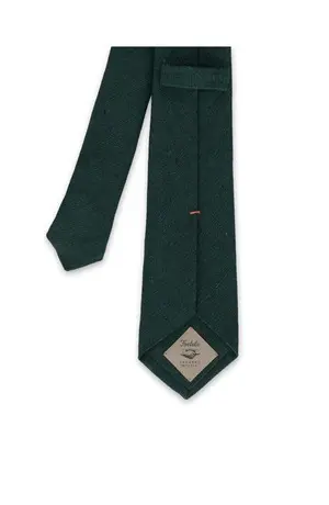 FORTELA Hemp Imperial Neck Tie - Forest Green