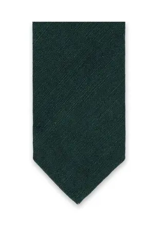 FORTELA Hemp Imperial Neck Tie - Forest Green