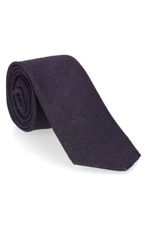 FORTELA Hemp Imperial Neck Tie - Plum