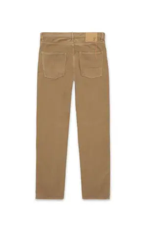 FORTELA Five-pocket Moleskin Trousers - Light Brown