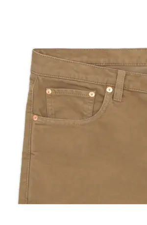 FORTELA Five-pocket Moleskin Trousers - Light Brown