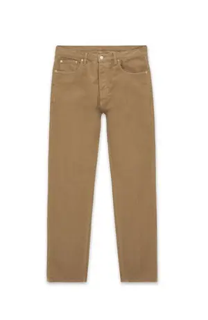 FORTELA Five-pocket Moleskin Trousers - Light Brown