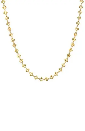SATYA JEWELRY En Hour Coin Chain Necklace - Gold