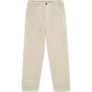 FORTELA Moleskin Fatigue Trousers - Cream
