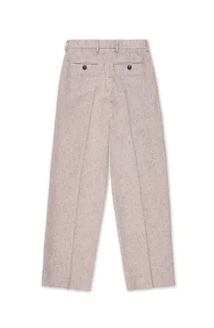 FORTELA High-waisted Pleated Trousers
