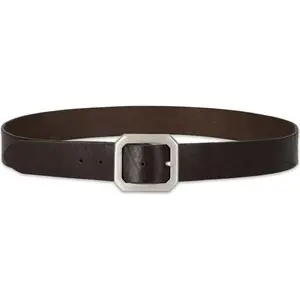FORTELA Oregon Leather Belt Dark Brown
