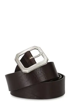 FORTELA Oregon Leather Belt - Dark Brown