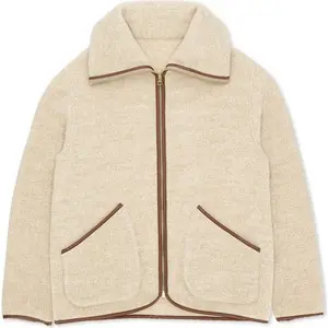 FORTELA Teddy Cashmere Silk Jacket - Cream