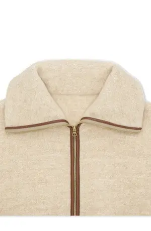 FORTELA Teddy Cashmere Silk Jacket - Cream