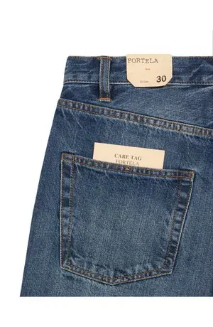 FORTELA John D Classic Five-pocket Denim Jeans - Blue