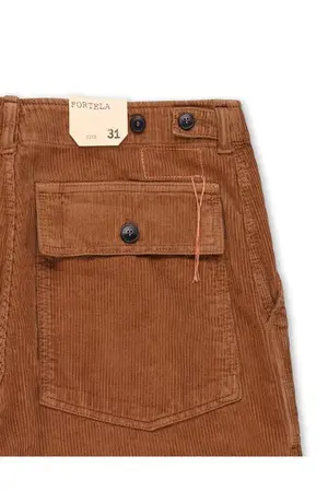 FORTELA Vintage Corduroy Fatigue Trousers