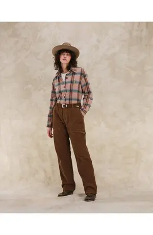 FORTELA Vintage Corduroy Fatigue Trousers