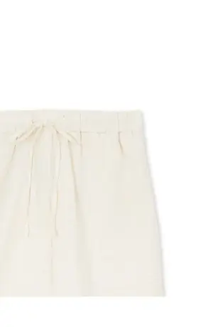 FORTELA Drawstring Linen Trousers