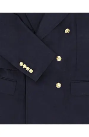 FORTELA Classic Double-breasted Merino Wool Blazer