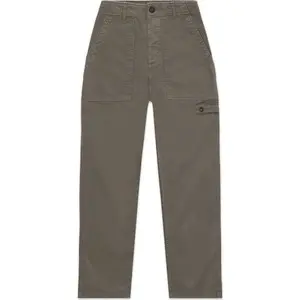 FORTELA Military Style Vintage Trousers - Leather