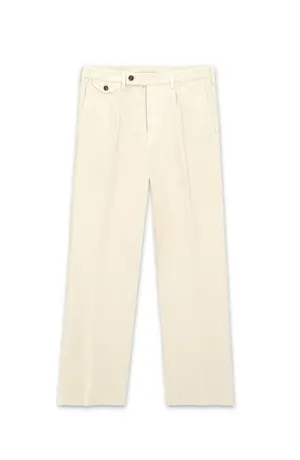 FORTELA Riviera Canvas Trousers - Ecru