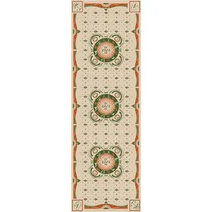 FORTELA Zodiac Print Scarf - Ecru