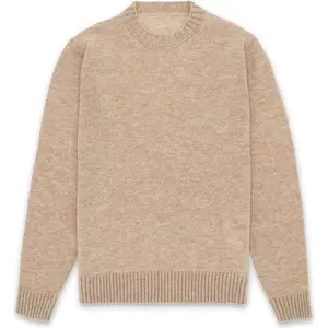 FORTELA Merino Wool Crewneck Sweater - Ecru