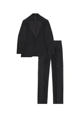 FORTELA Bond Fresco Wool Suit - Black