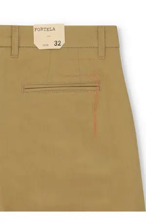 FORTELA Tapered Cotton Trousers