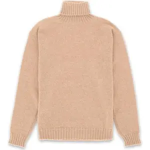 FORTELA Wool Turtleneck Sweater Beige